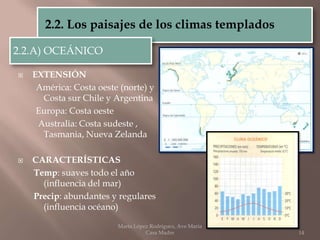 Tema 2 climas y paisajes de la tierra [autoguardado] | PPTX