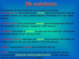 Tema2 els aliments | PPT