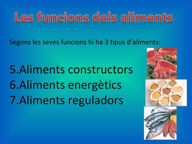 Tema2 els aliments | PPT