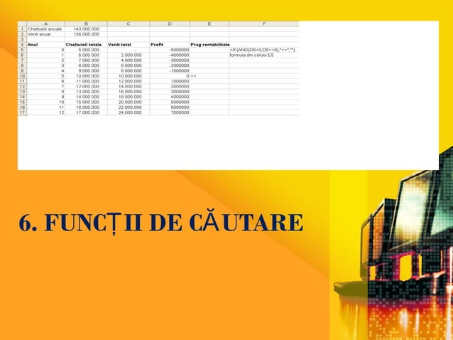functii in Excel | PPT