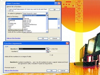 functii in Excel | PPT