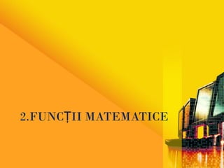functii in Excel | PPT