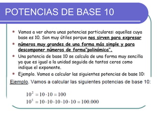 Tema 2 mates potencias y raíces 1 | PPT