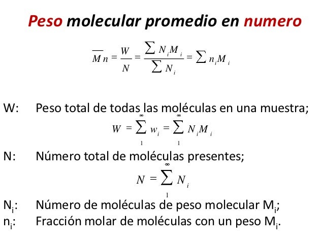 Tema 2 peso molecular