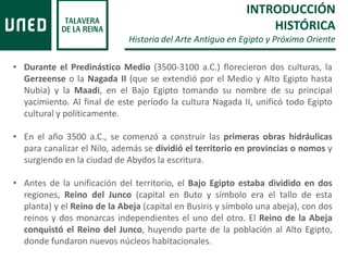 Egipto. De la Época predinástica a los inicios del arte faraónico | PDF
