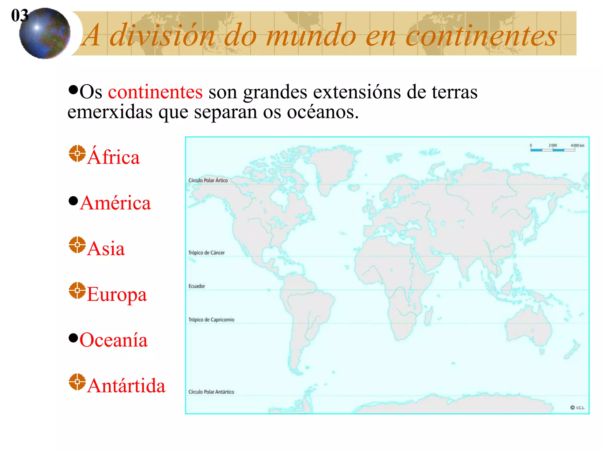 Tema 2: A Representacion da Terra. Os mapas | PPTX