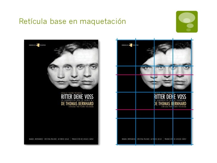 La retícula base en maquetación