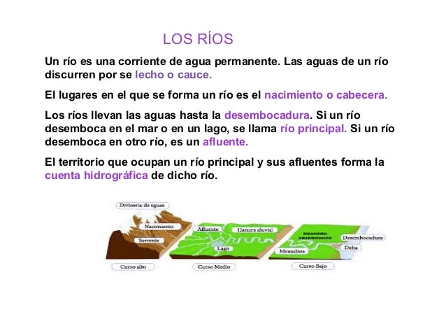 Tema 3 partes de un río