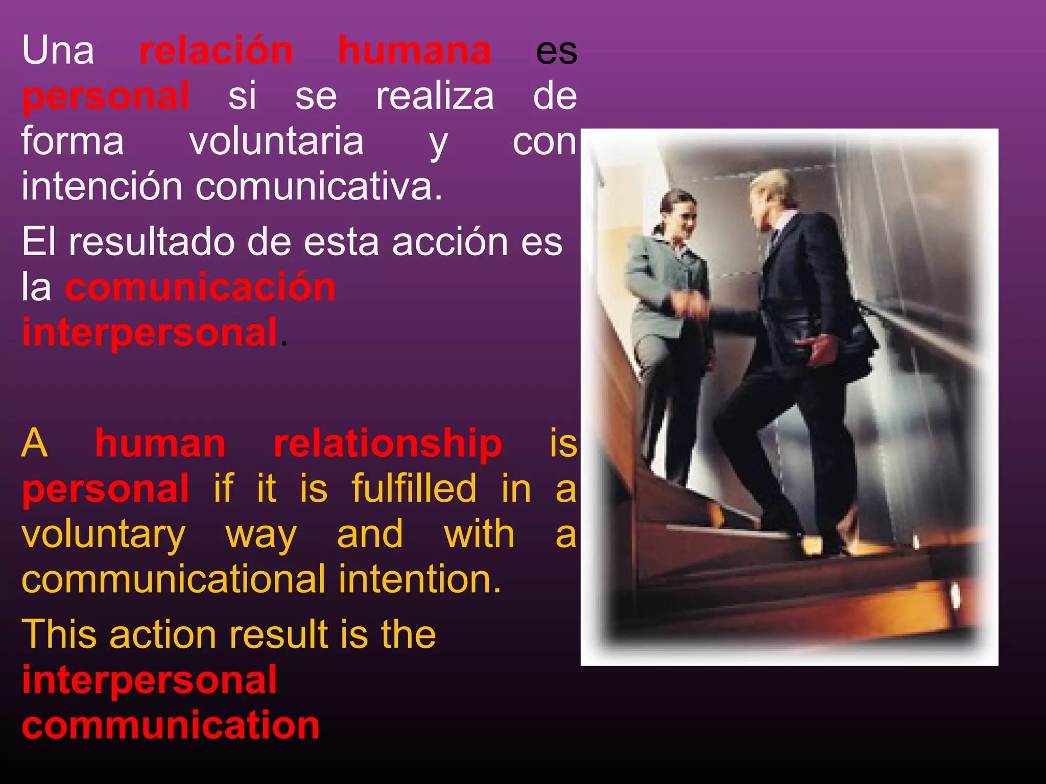 Tema 3. las relaciones personales | PPT