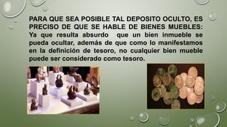 Tema 3. Bienes (mostrencos,vacantes,tesoros) | PPTX
