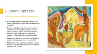 Tema 3. el cubismo | PPTX