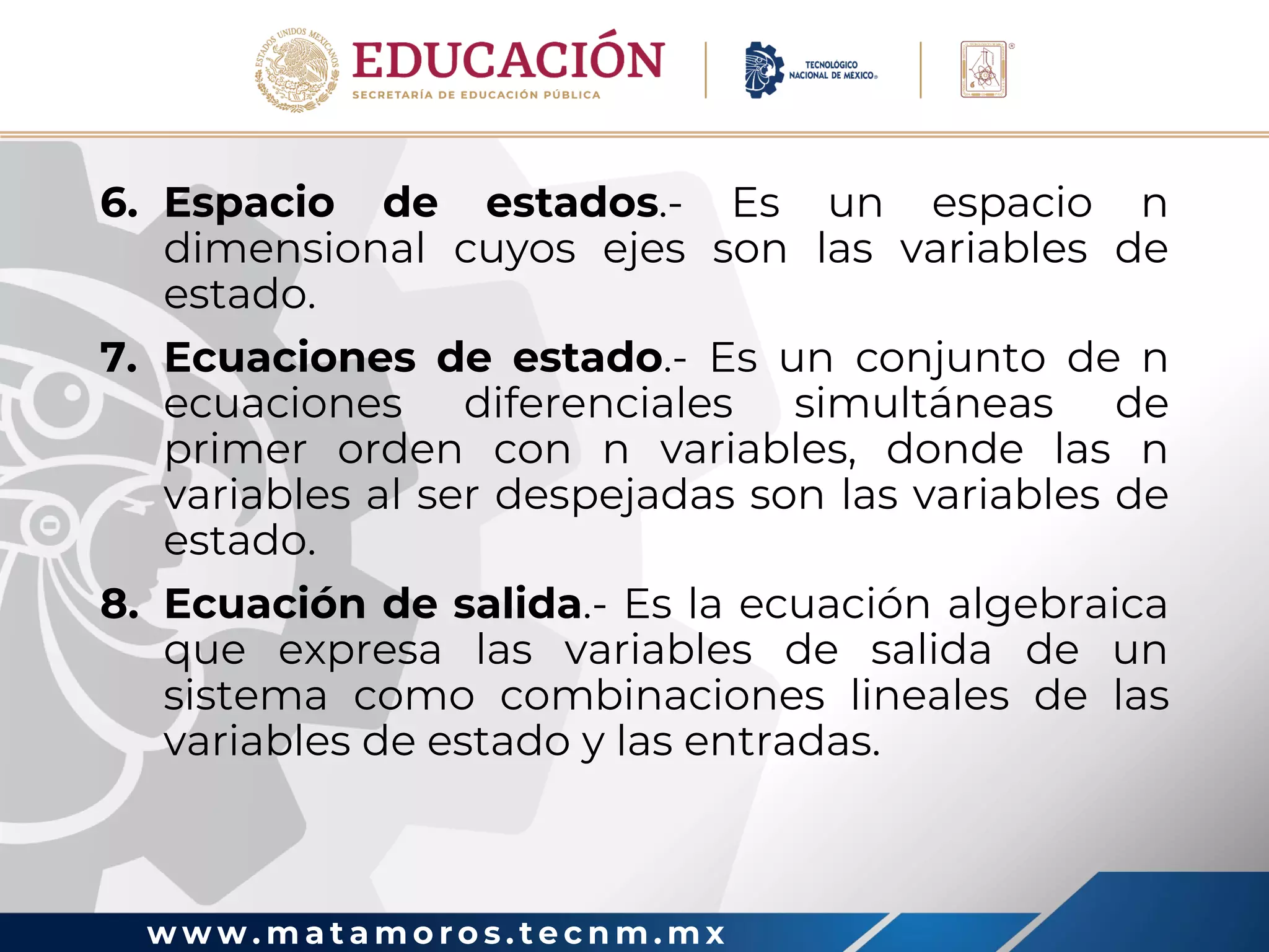 Ingeniería de control: Tema 3. El método del espacio de estados | PDF