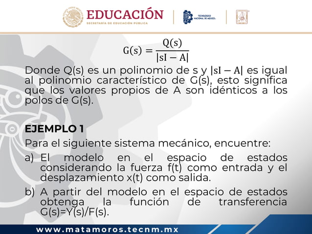 Ingeniería de control: Tema 3. El método del espacio de estados | PDF | Physics | Science