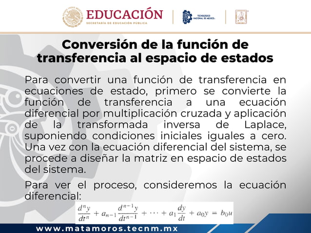 Ingeniería de control: Tema 3. El método del espacio de estados | PDF | Physics | Science