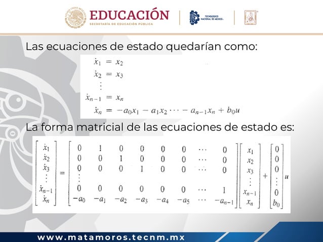 Ingeniería de control: Tema 3. El método del espacio de estados | PDF | Physics | Science