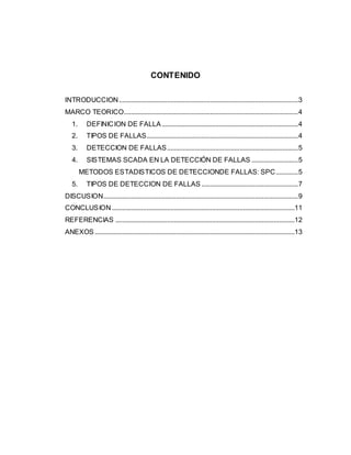 LA DETECCION DE FALLAS EN LOS PROCESOS INDUSTRIALES | DOCX