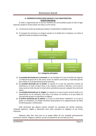 Tema 3. estructura social y sus elementos | PDF