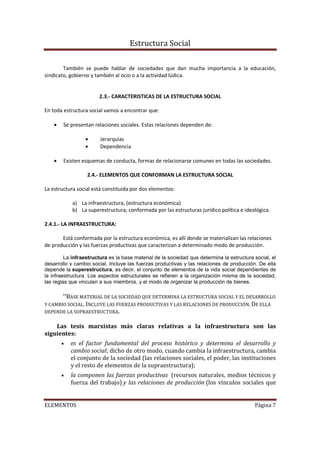 Tema 3. estructura social y sus elementos | PDF
