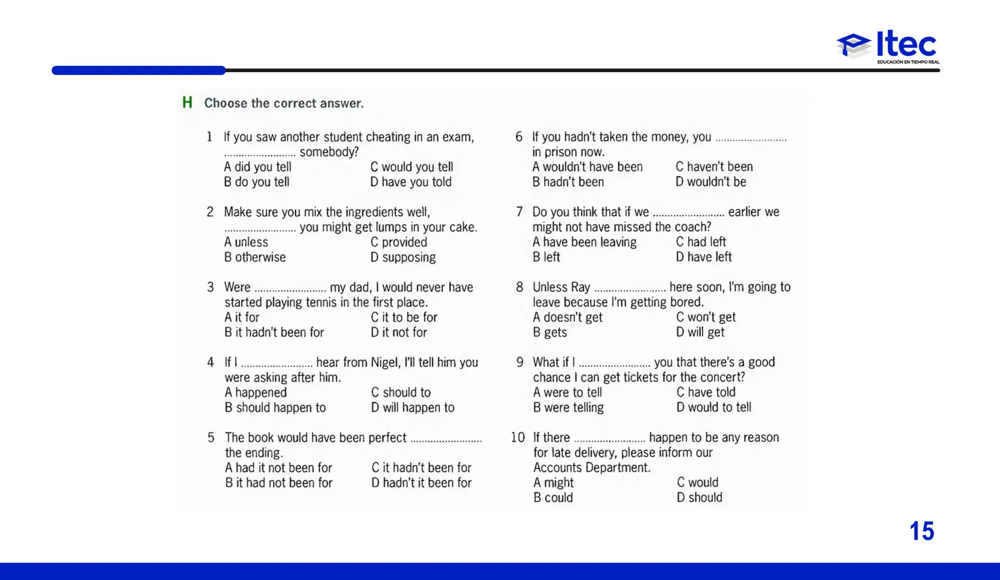 TEMA 3 - Zero conditional. First conditional. Second conditional. Third conditional..pdf