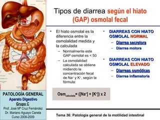 Tema 36 Pg Diarrea Y EstreñImiento | PPT