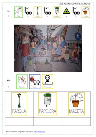 "La calle y los transportes",Sociales 1ª EP. | PDF