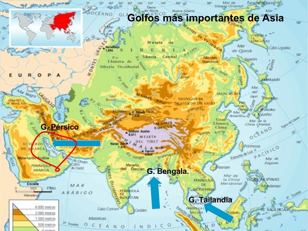 Relieve de Asia 1º ESO