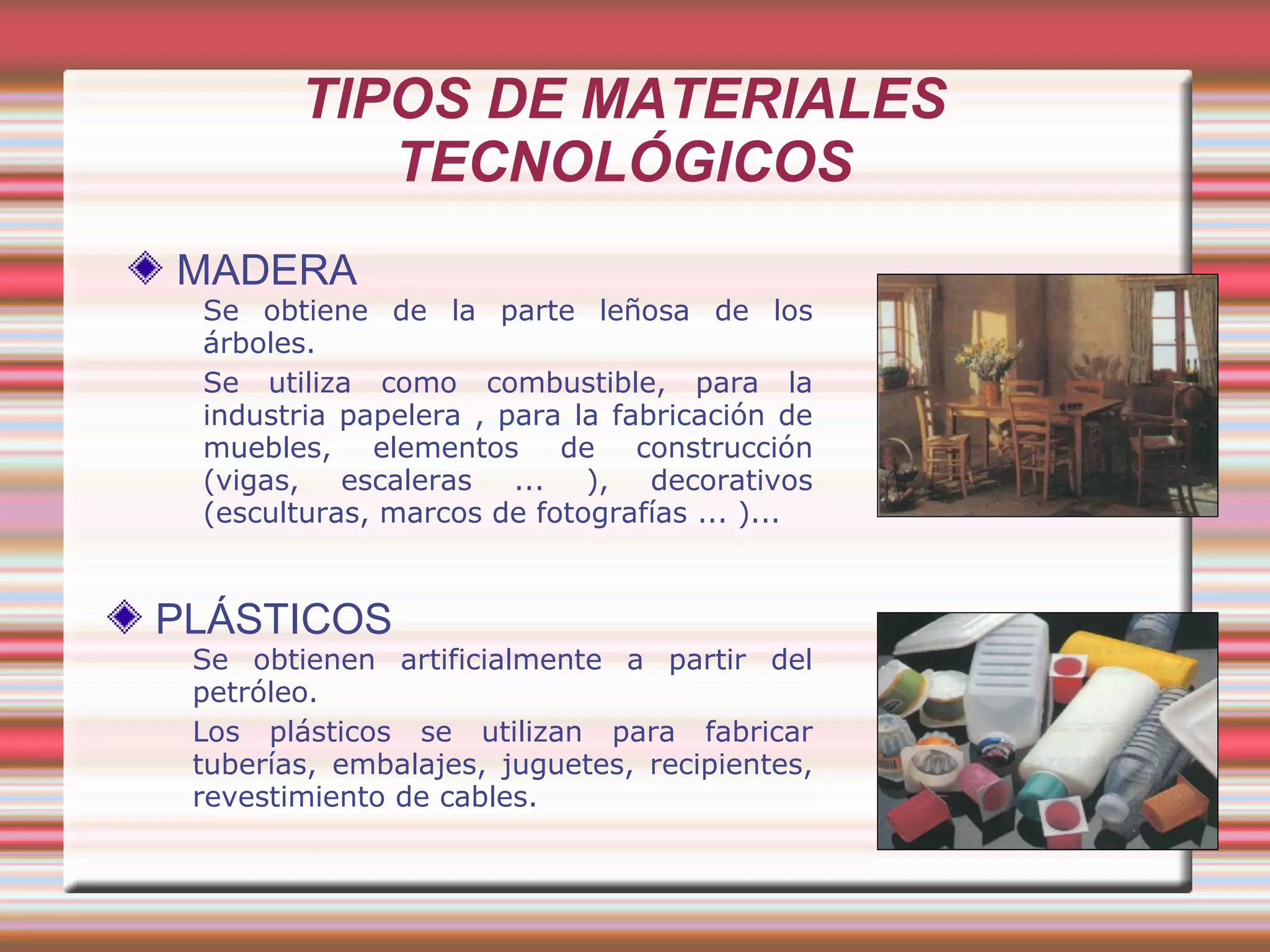 Tema 3 clasificación y propiedades de los materiales | ODP