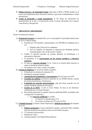Derecho comunitario, apuntes | PDF