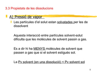 Tema 3 Dissolucions 1er batxillerat | PPT