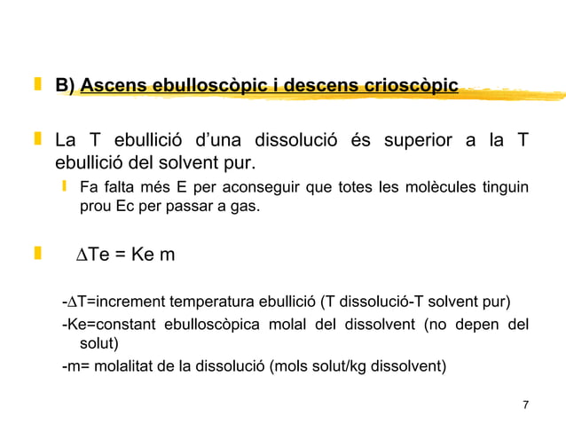 Tema 3 Dissolucions 1er batxillerat | PPT