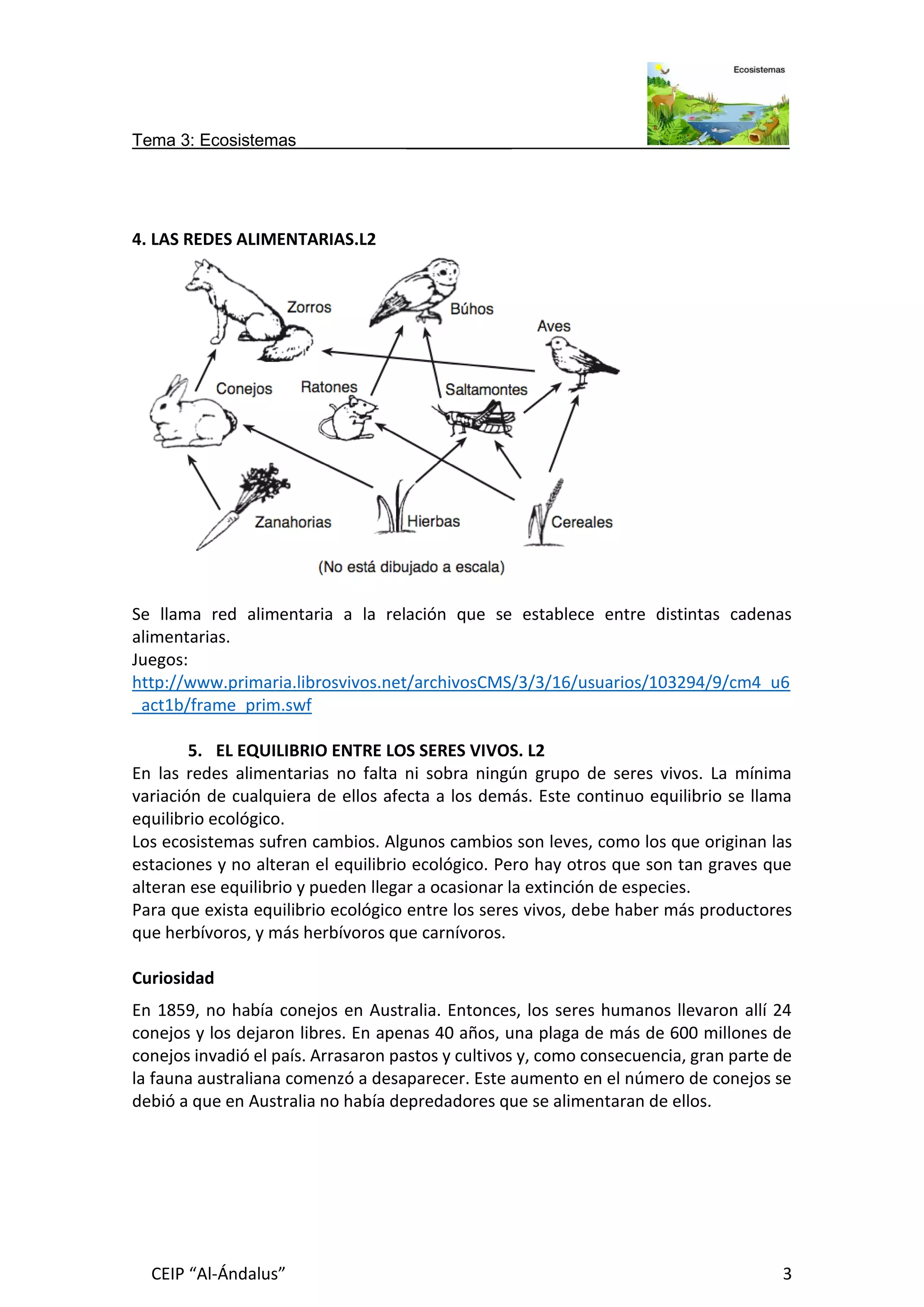 Tema 3 ecosistemas | PDF | Geography | Science