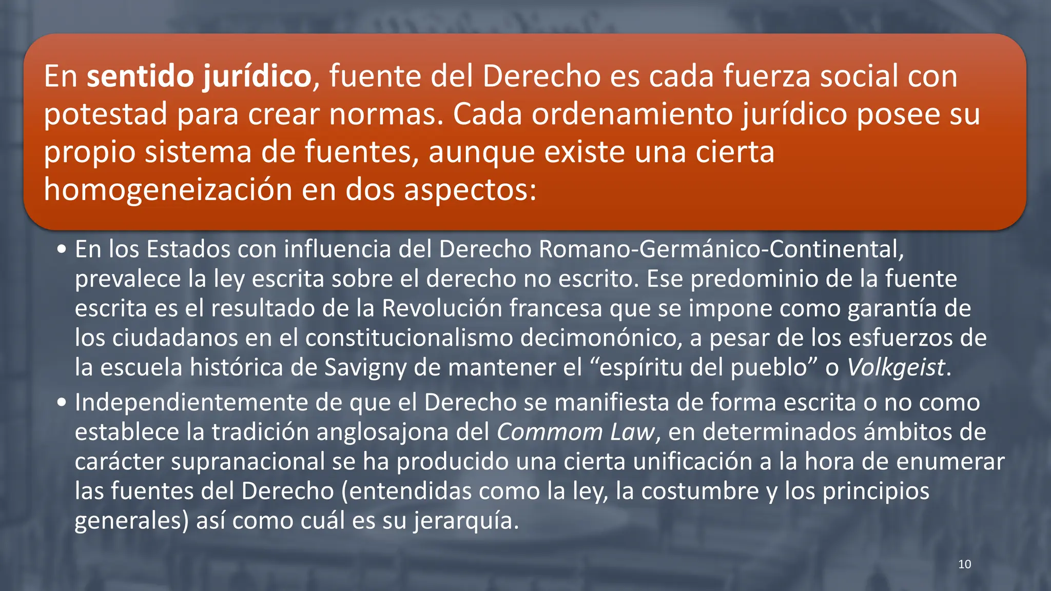 Tema 3 Las Fuentes Del Derecho Ppt
