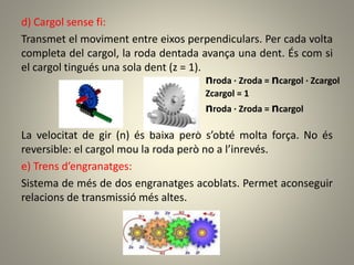 Tema 3 mecanismes | PPTX