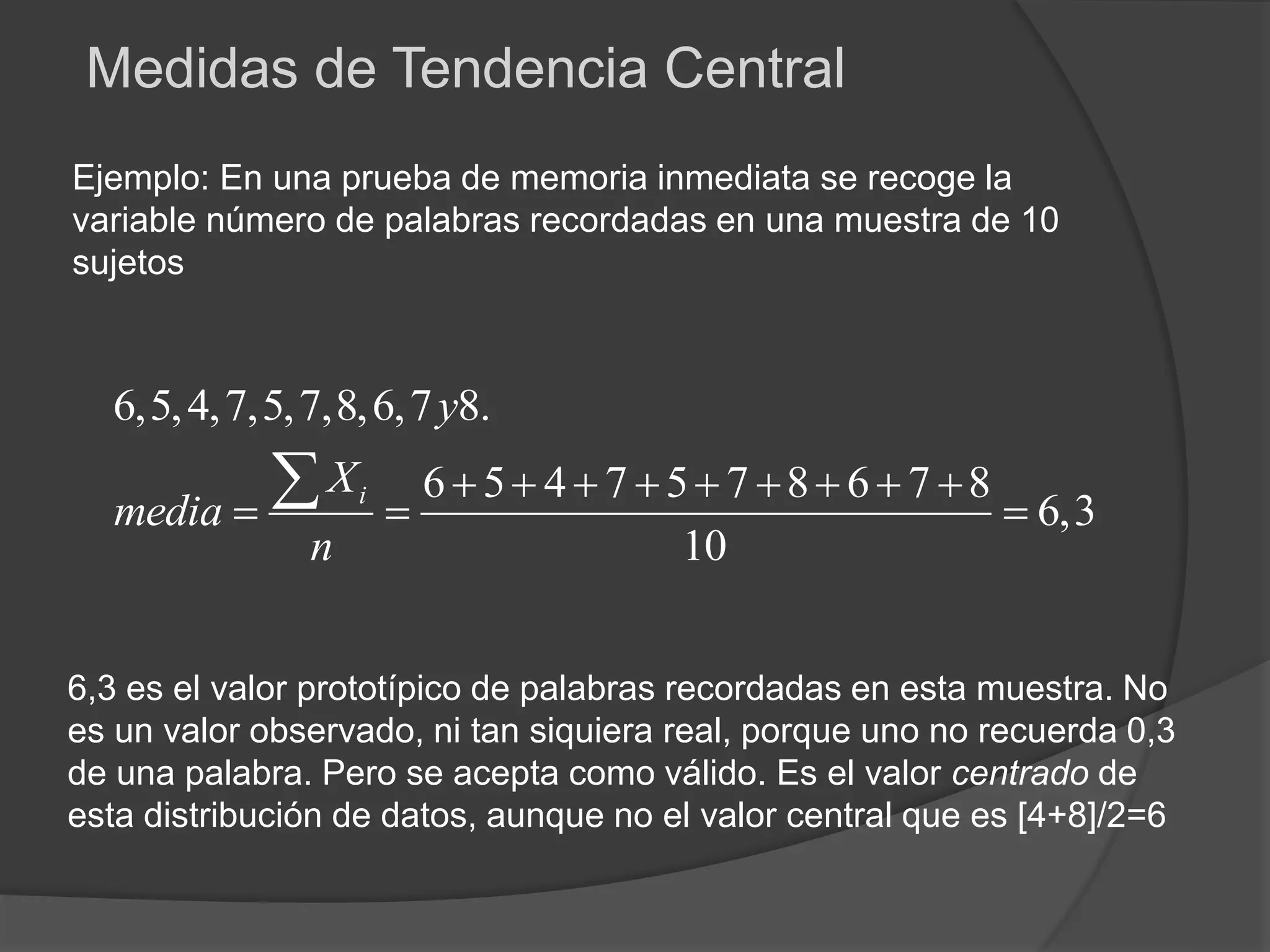 Tema 3 Medidas De Tendencia Central Ppt Descarga Gratuita