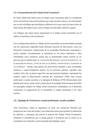 Tema3 modelos de intervencion en trabajo social esther raya | PDF
