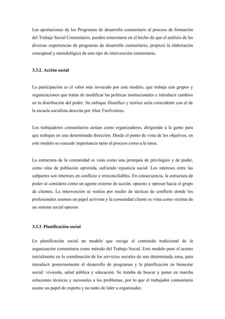 Tema3 modelos de intervencion en trabajo social esther raya | PDF