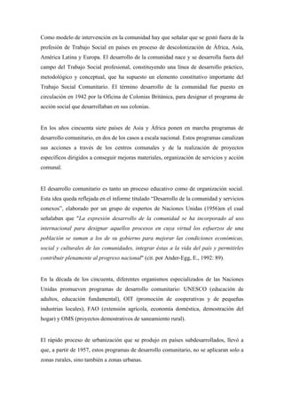 Tema3 modelos de intervencion en trabajo social esther raya | PDF