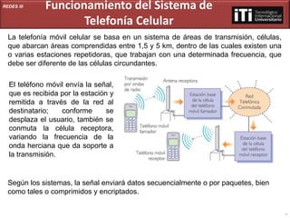 Redes telefónicas y redes celulares completo | PPTX