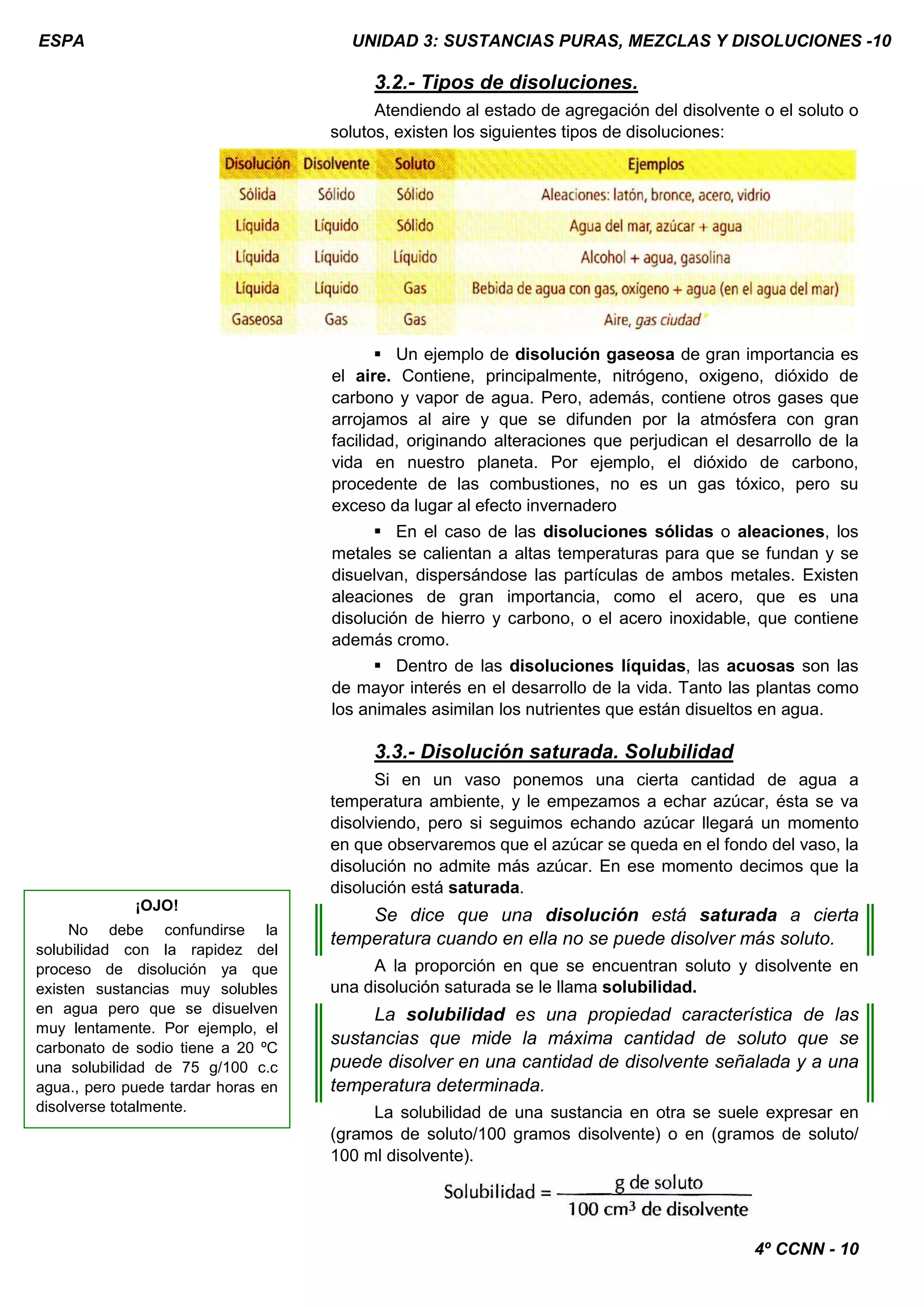 Sustancias puras mezclas y disoluciones | PDF | Chemistry | Science