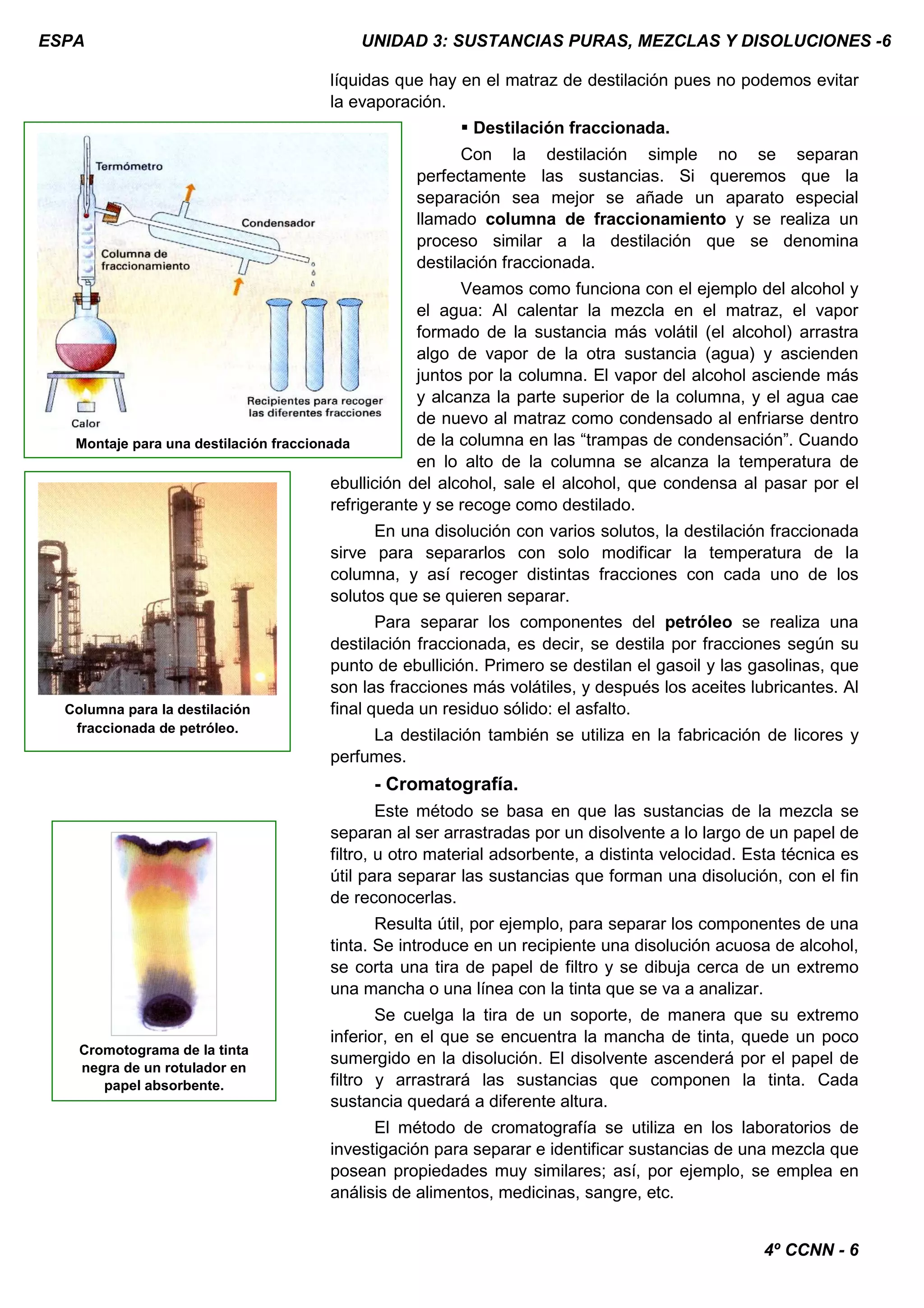 Sustancias puras mezclas y disoluciones | PDF | Chemistry | Science