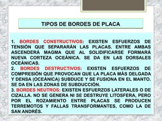 Tema 3 tectonica de placas | PPTX