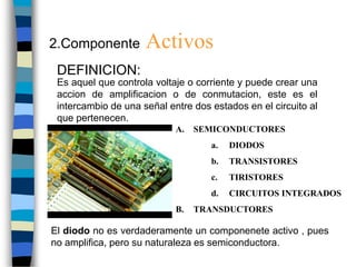 TEMA 3 Y 4 (COMPONENTES PASIVOS Y ACTIVOS).ppt