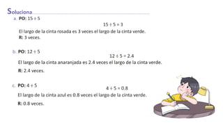 RAZONES MATEMATICAS PARA SEXTO GRADO BASICA | PDF