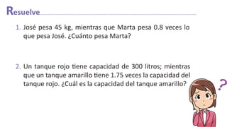 RAZONES MATEMATICAS PARA SEXTO GRADO BASICA | PDF