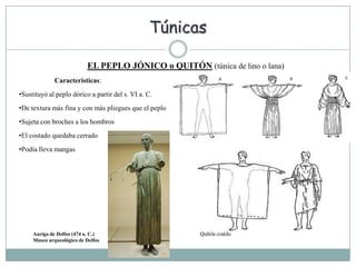 El vestido, el calzado y el peinado (Cultura Clásica) | PPTX