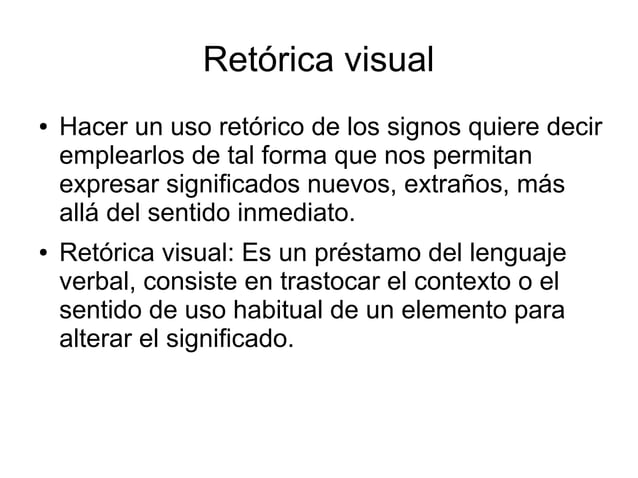 Tema 4 Retórica visual parte 1 | PDF