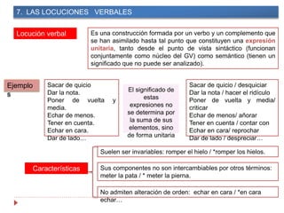 Unidad 4: El verbo | PPTX