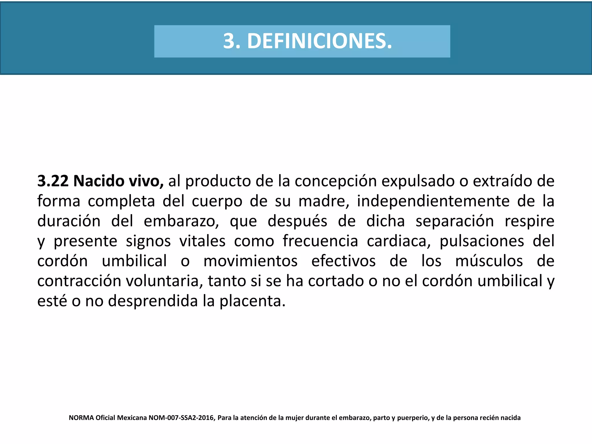 Nom 007-ssa2-2016, para la atención de la mujer durante el embarazo ...