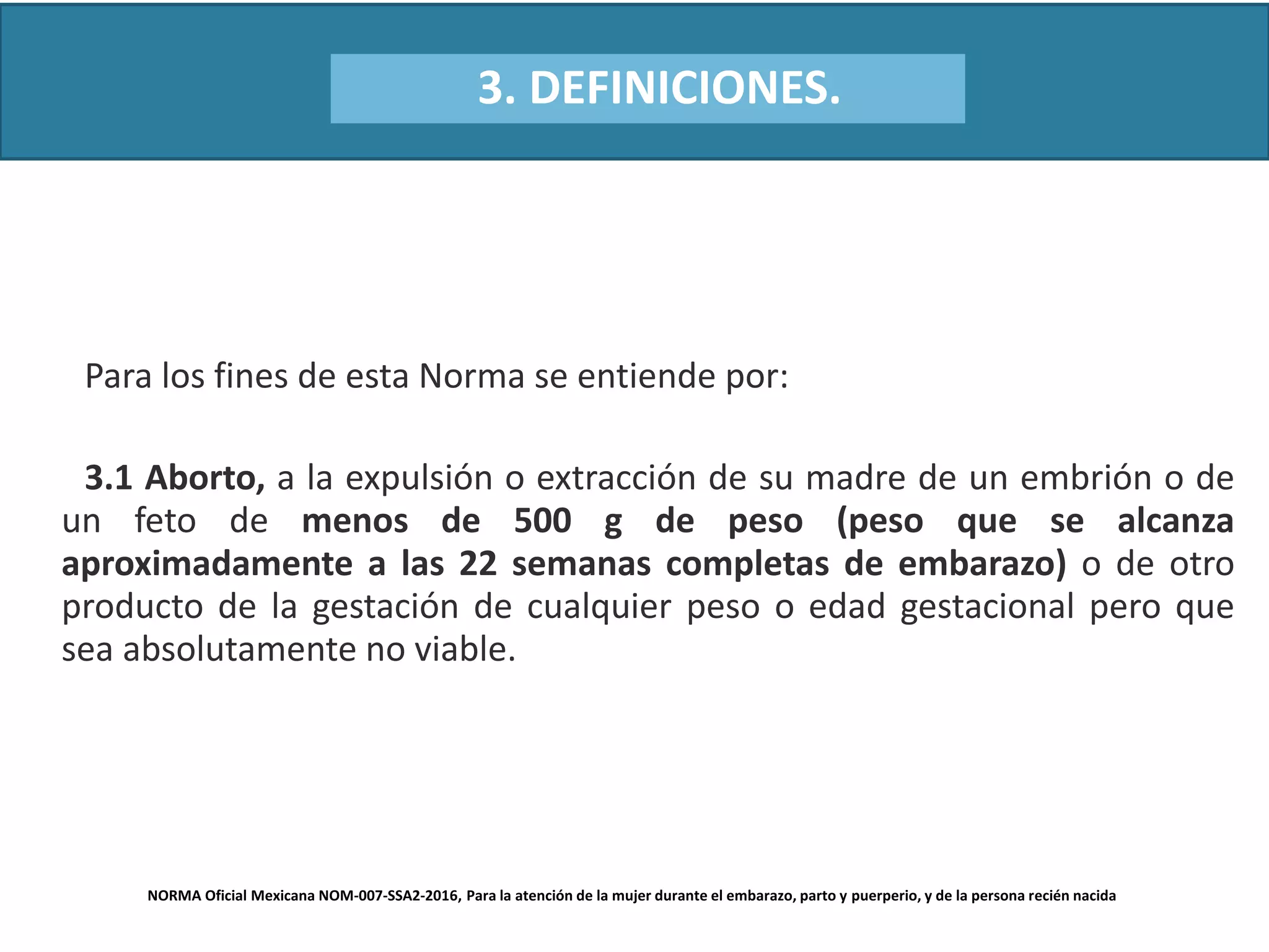 Nom 007-ssa2-2016, para la atención de la mujer durante el embarazo ...