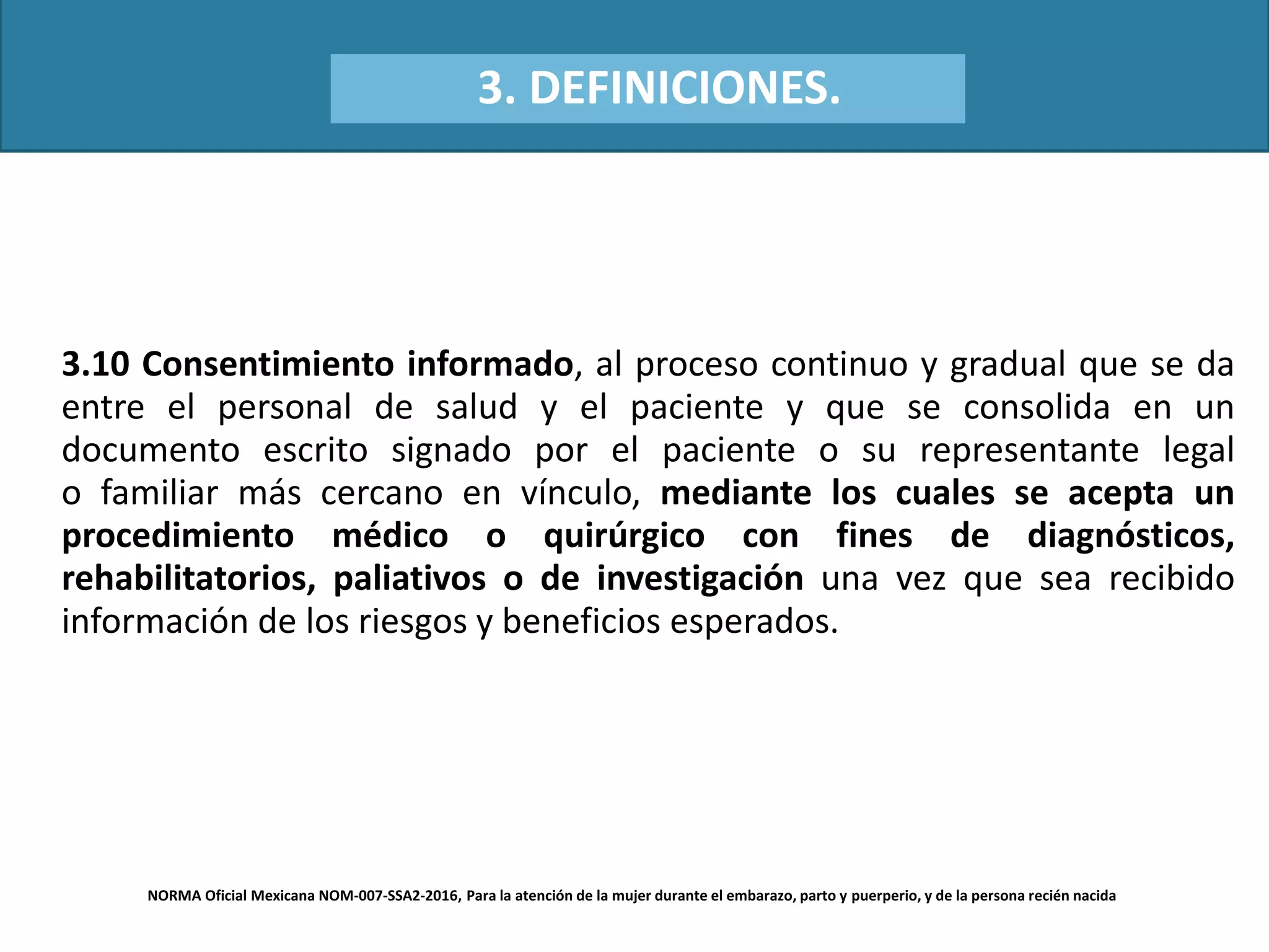 Nom 007-ssa2-2016, para la atención de la mujer durante el embarazo ...